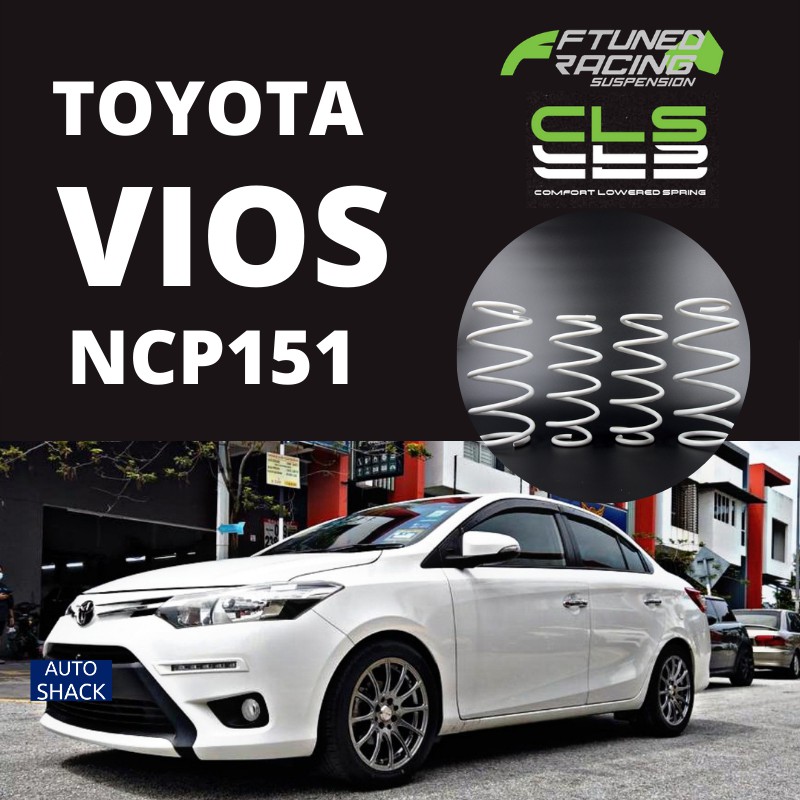 Toyota VIOS NCP 150 F Tuned CLS Series Comfort Lowering Spring Suspension NCP 151 - FTuned ...