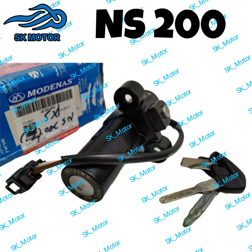 Modenas Pulsar NS200 NS 200 Fi NON ABS Original Ignition Main Switch ...