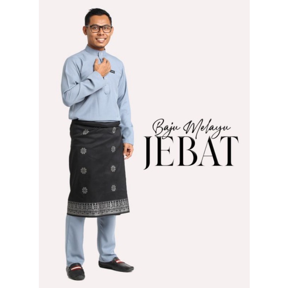 Baju Melayu Jebat HASNURI Moden/Minimal/Regular Fit/Cekak Musang/Welt ...
