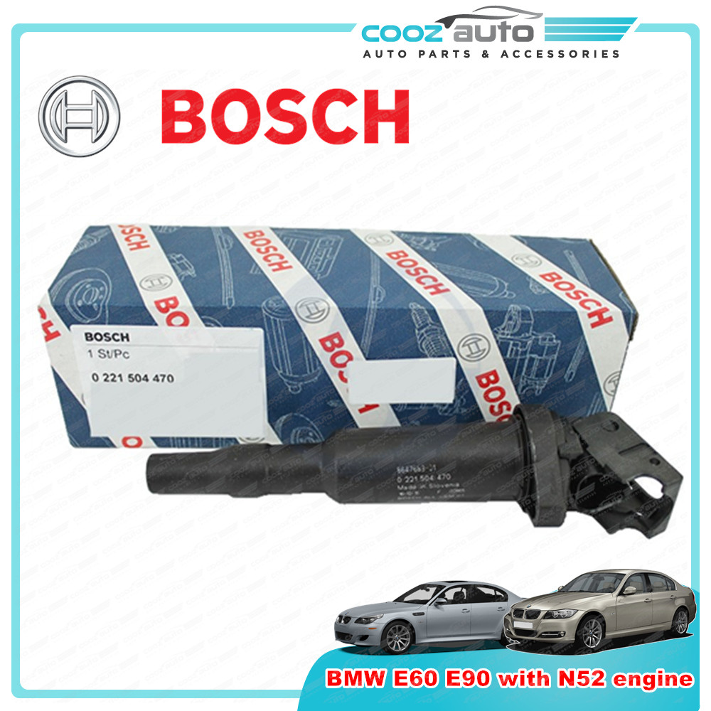 (BOSCH) BMW E60 E90 N52 Engine Ignition Coil Plug Coil Tube | Shopee ...