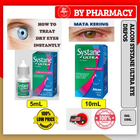 ALCON SYSTANE ULTRA EYE DROPS 5ML/10ML (DRY EYE)(MATA KERING) | Shopee ...