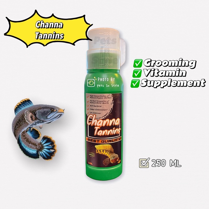 Ready Stock‼️ Channa Tannins (Channa - Colour Grooming / Vitamin & Supplement) | Shopee Malaysia