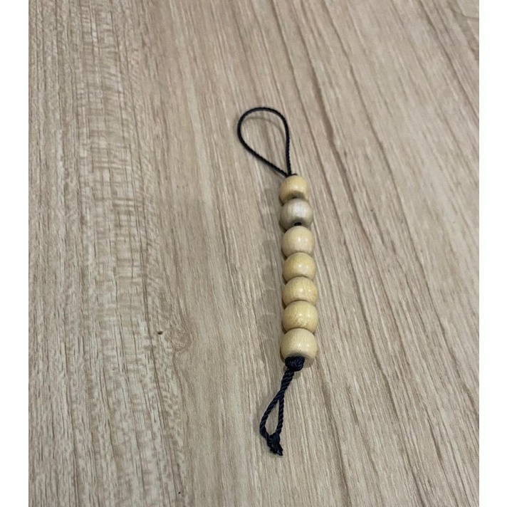 tasbih UMRAH tasbih 7 kayu bidara putih/kayu setigi kokka pulau kayu ...
