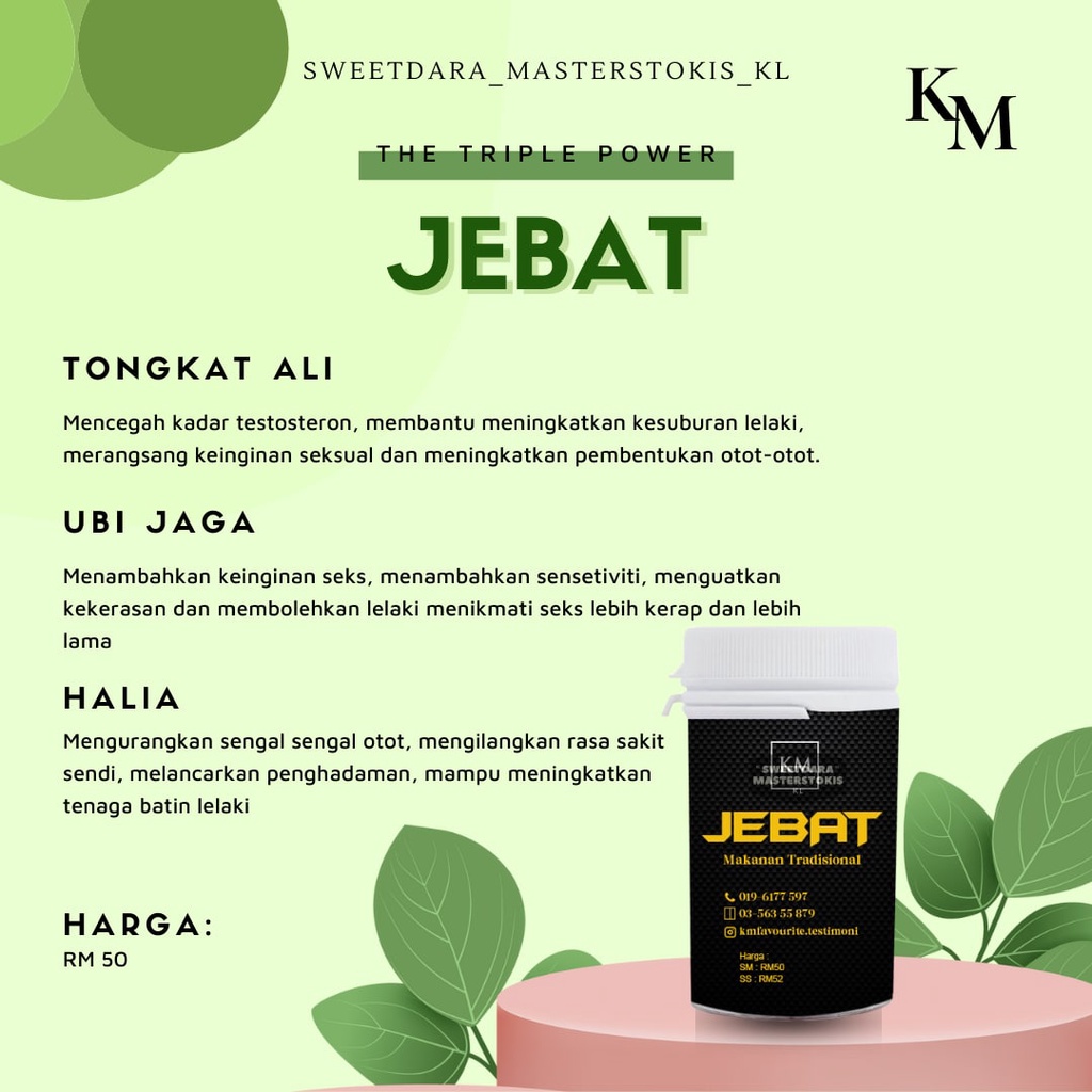 KM JEBAT ( MAKJUN LELAKI ) | Shopee Malaysia