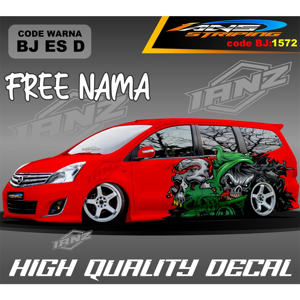 New GRAND LIVINA Car STICKER/TERIOS XPANDER Car STICKER NEW Design ...