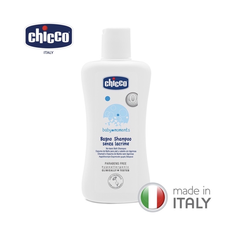 CHICCO BABY MOMENTS NO TEARS BATH SHAMPOO ( HEAD TO TOE ) 200ML ...