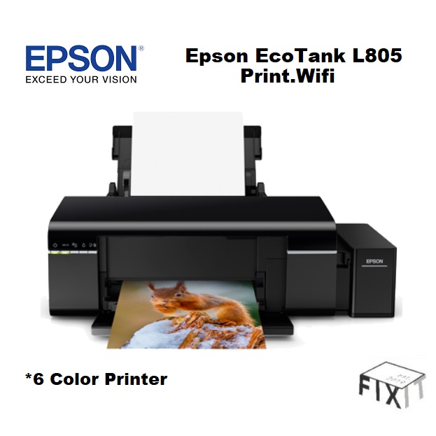 EPSON L805 6 COLOR PHOTO INK TANK PRINTER | Shopee Malaysia