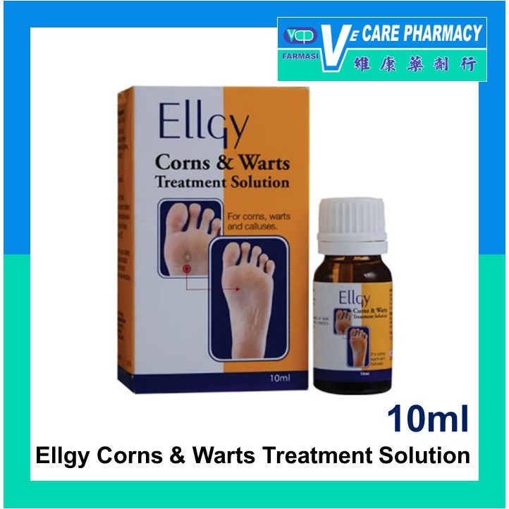 Ellgy Corns & Warts Treatment Solution 10ml (Exp: 03/2026) | Shopee ...