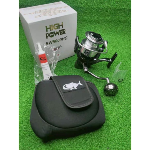 GTECH HIGH POWER SW SPINNING FISHING REEL WITH 1 YEAR WARRANTY & FREE ...