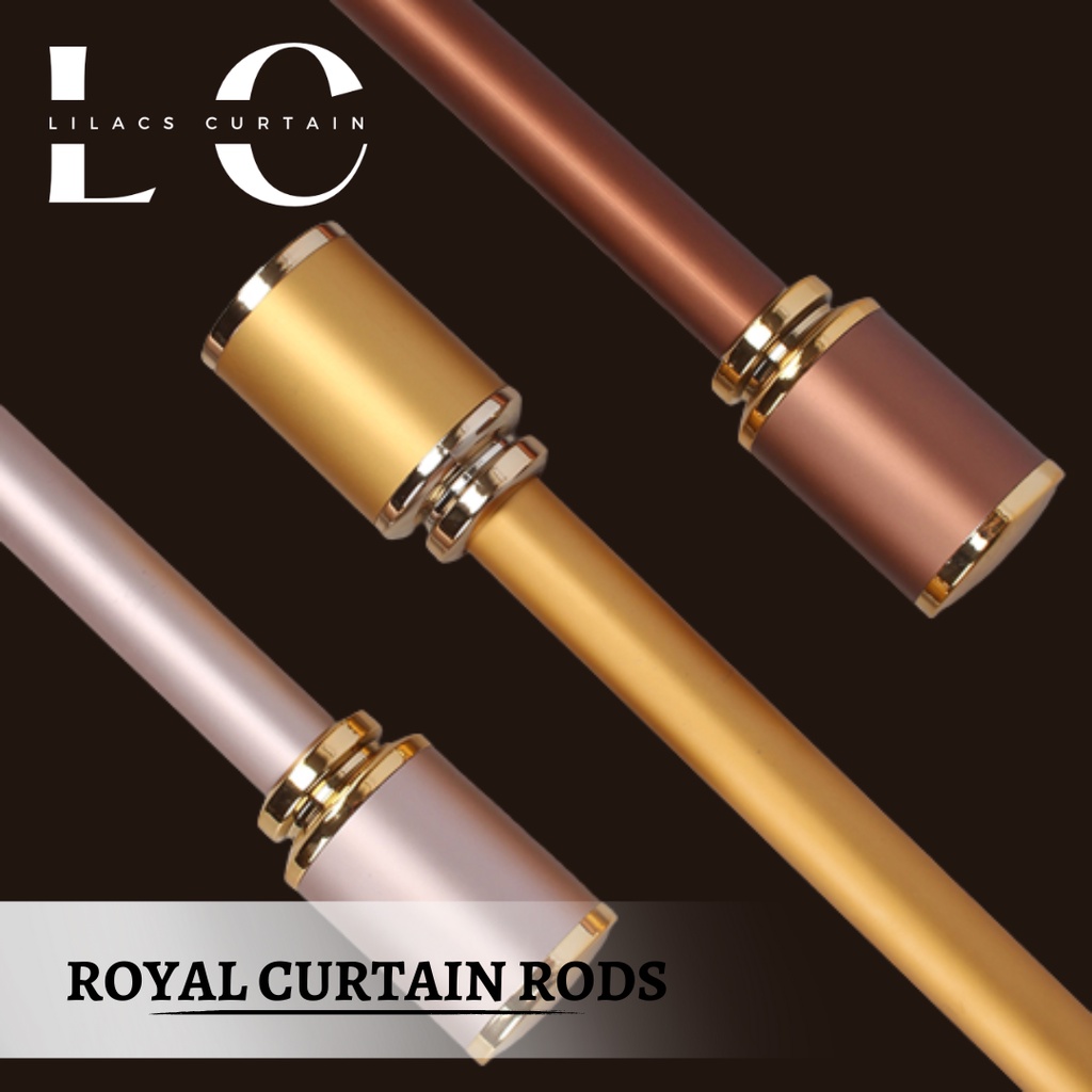 Royal Rod Langsir/Kayu Langsir Aluminium Alloy Single ( Royal Curtain ...
