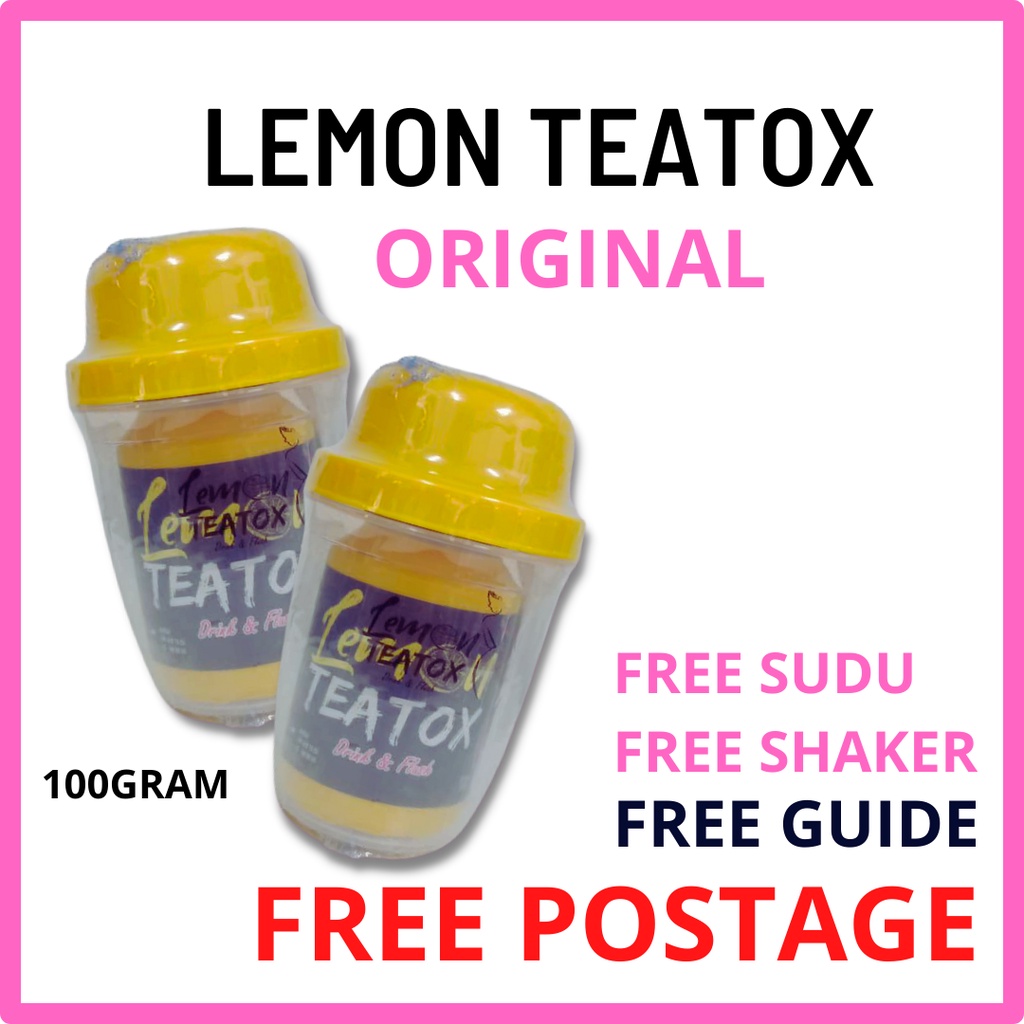 LEMON TEATOX DETOX AIR KURUS KIKIS LEMAK READY STOCK | Shopee Malaysia