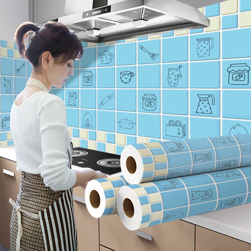 Pelekat dapur kalis air Ketahanan Api Minyak Dapur Terhadap Suhu Tinggi ...