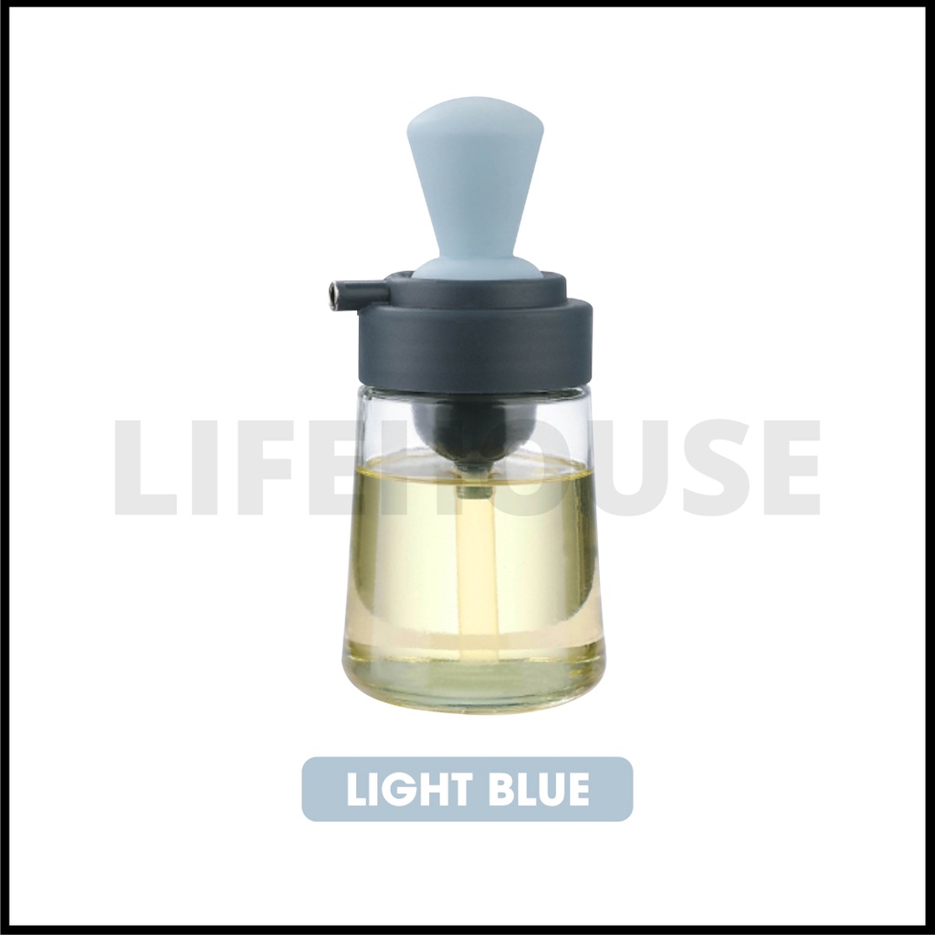 2 in 1 Oil Bottle with Silicone Brush Cooking Oil Dispenser Botol ...