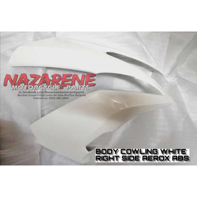 AEROX BODY COWLING PEARL WHITE YAMAHA RIGHT SIDE | Shopee Malaysia