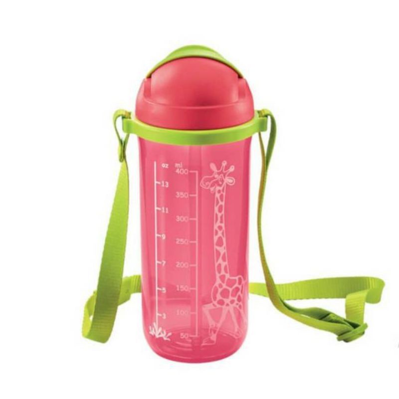 Tupperware Kids Straw Tumbler Giraffe with Strap (1pc) 400ml | Shopee ...