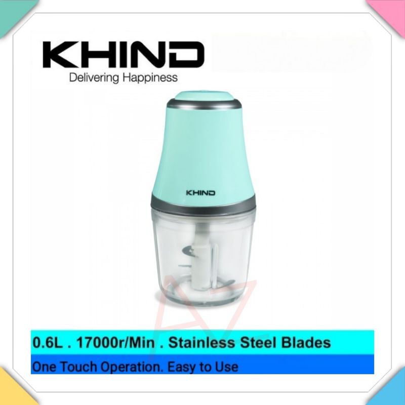 KHIND FPC-900 0.6L Mini Chopper/Food Processor | Shopee Malaysia