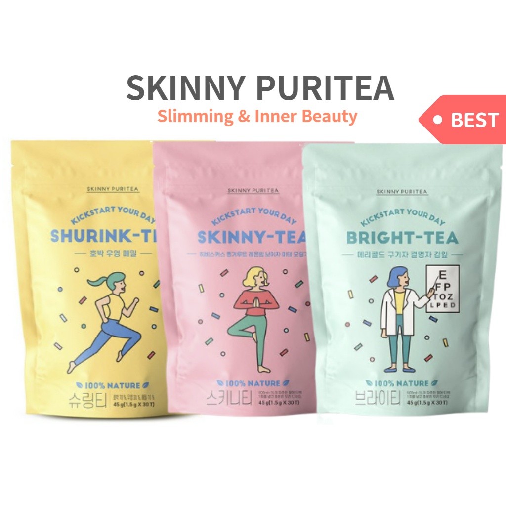 [Skinny Puritea] Skinny Tea Slimming Health Blending Tea Inner Beauty ...
