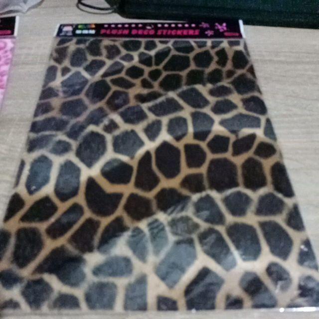 (sabah) PLUSH DECO STIKER TIGER / STIKER CORAK HARIMAU UNTUK PELBAGAI ...