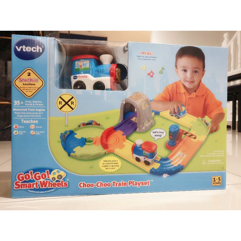 Vtech Choo Choo Train Playset Gogo Smart Wheels (90% new) | Shopee Malaysia