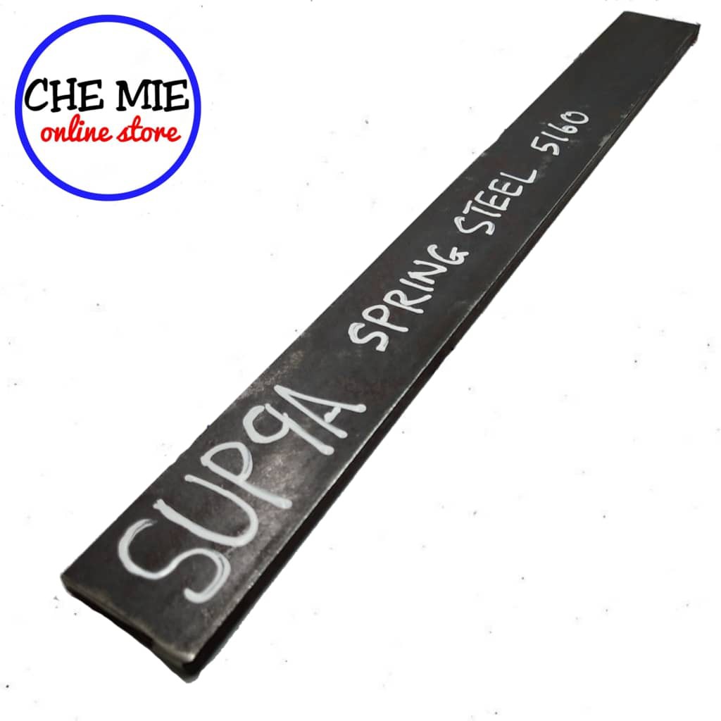 SUP9A Spring Steel 5160 (32mm x 6mm) Besi Spring Bilah Pisau Parang ...