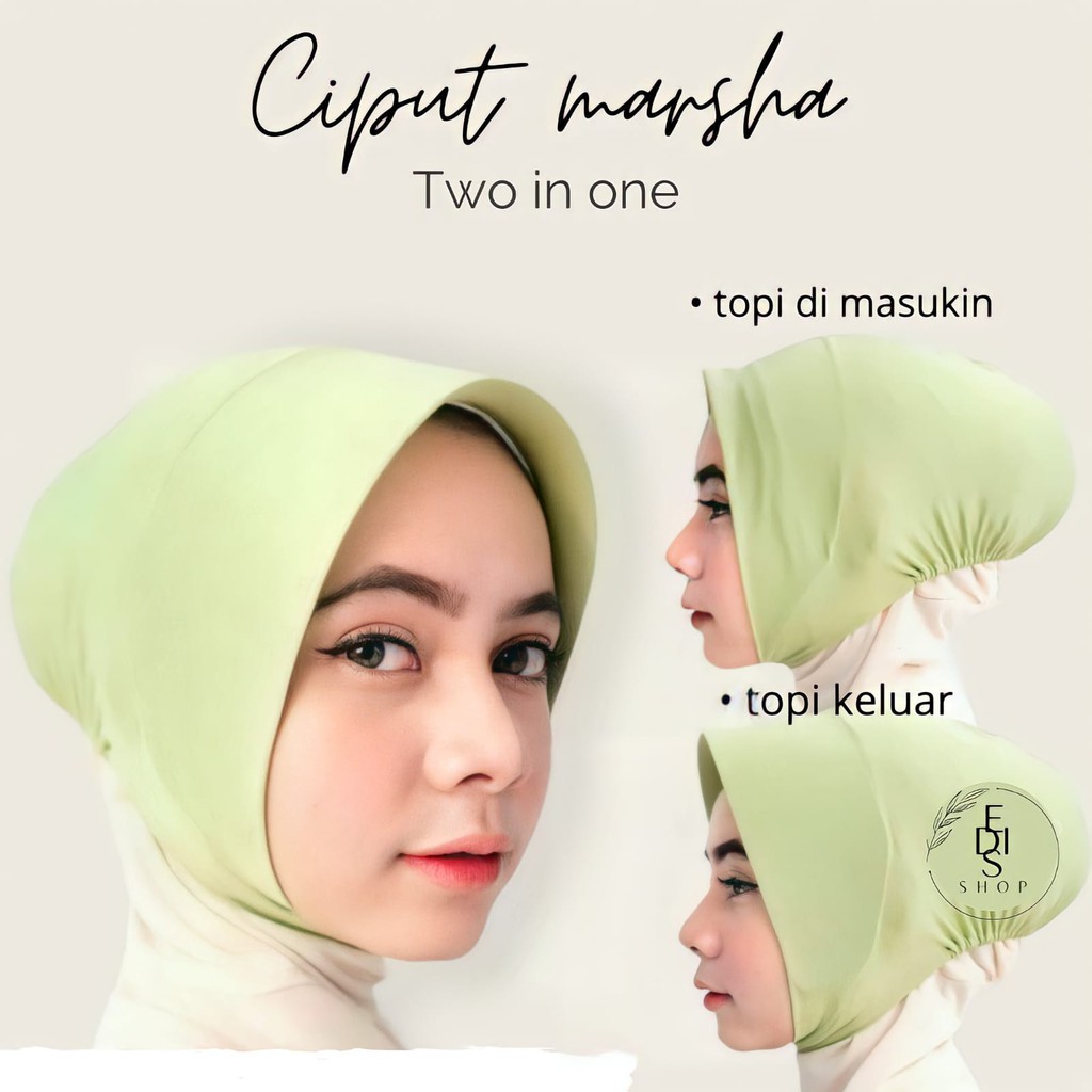 Ciput MARSHA NON CEPOL TEGAK HAT WHOLESALE PAD ANTEM INNER HIJAB HIJAB ...