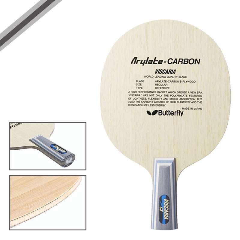 Butterfly VISCARIA CS/FL Table Tennis Racket Professional Bat | Shopee ...