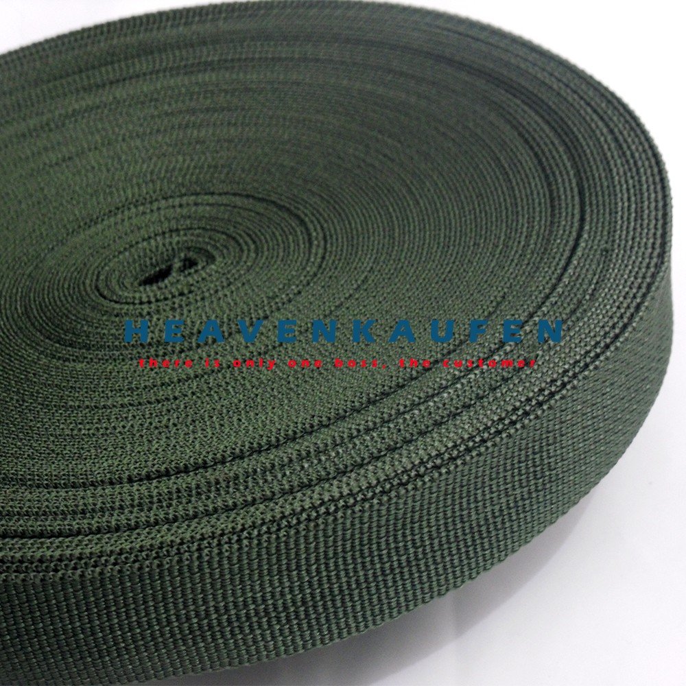 HIJAU Army Green Webbing Rope 2.5 cm Meter/Roll | Shopee Malaysia