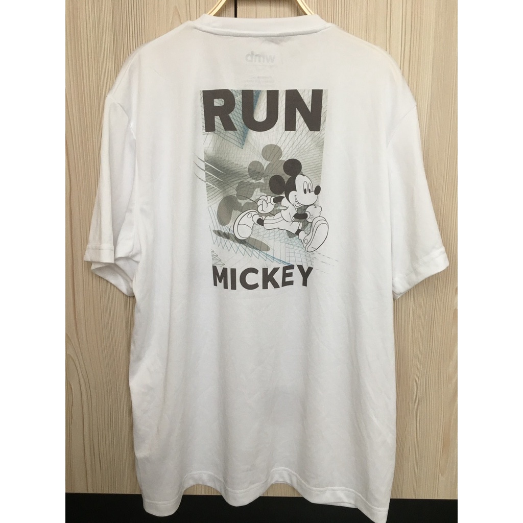 Shirt White Short Sleeve Stretch Brand WORKMAN X Disney Screen On The ...