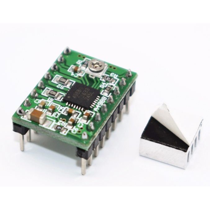 Reprap Stepper Driver A4988 Stepper Motor Driver Module with Heatsink ...