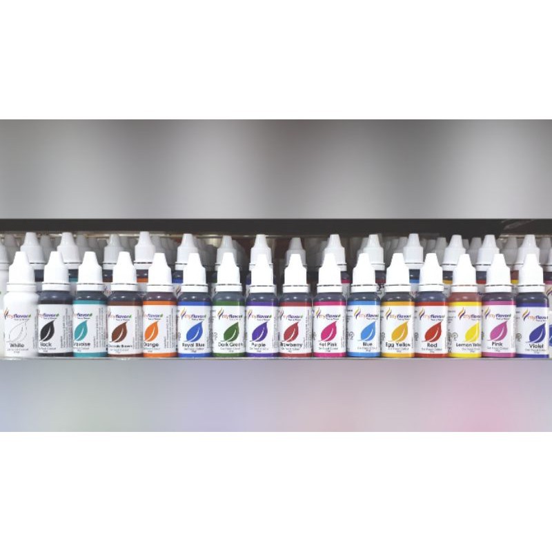 ! Promo ! Color gel MyFlavor colour paste / 可食颜色 / warna makanan kek ...