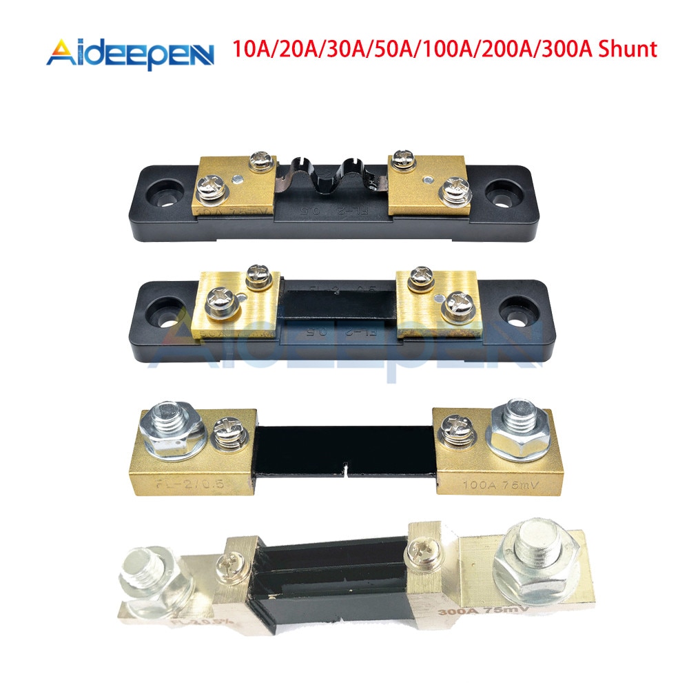 FL-2 Shunt 10A 20A 30A 50A 100A 200A 300A 75mV Welding Machine Brass ...