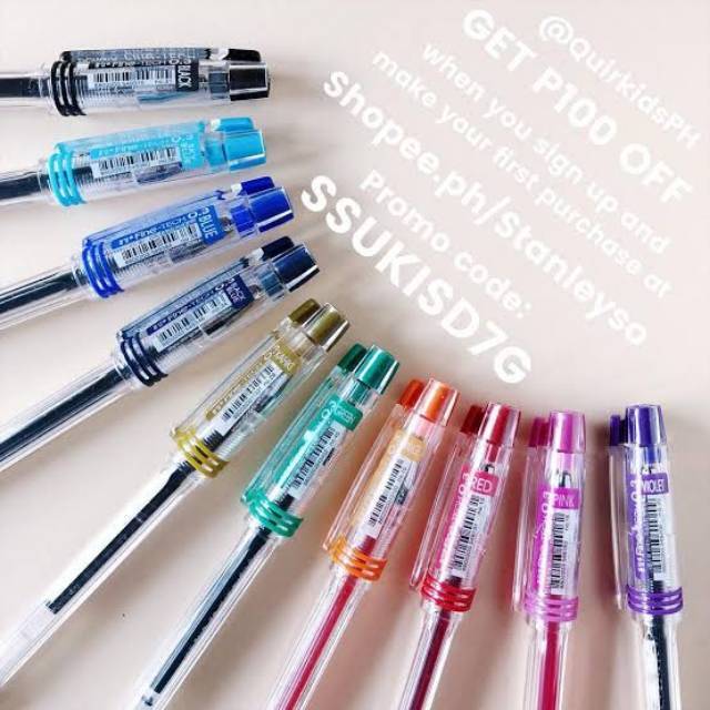 DONG A FINETECH FINE TECH FINETEC FINE TEC PEN GEL PEN COLOR 0.4 0.3 0. ...