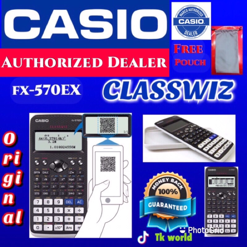 Casio FX 570ex scientific calculator free pouch | Shopee Malaysia