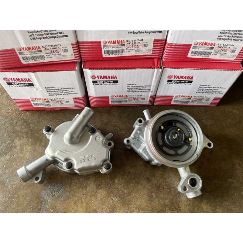 LC135 WATER PUMP ASSY WATERPUMP ORIGINAL 100% HLY FOR YAMAHA LC135 V1 V2 V3 V4 V5 V6 | Shopee ...