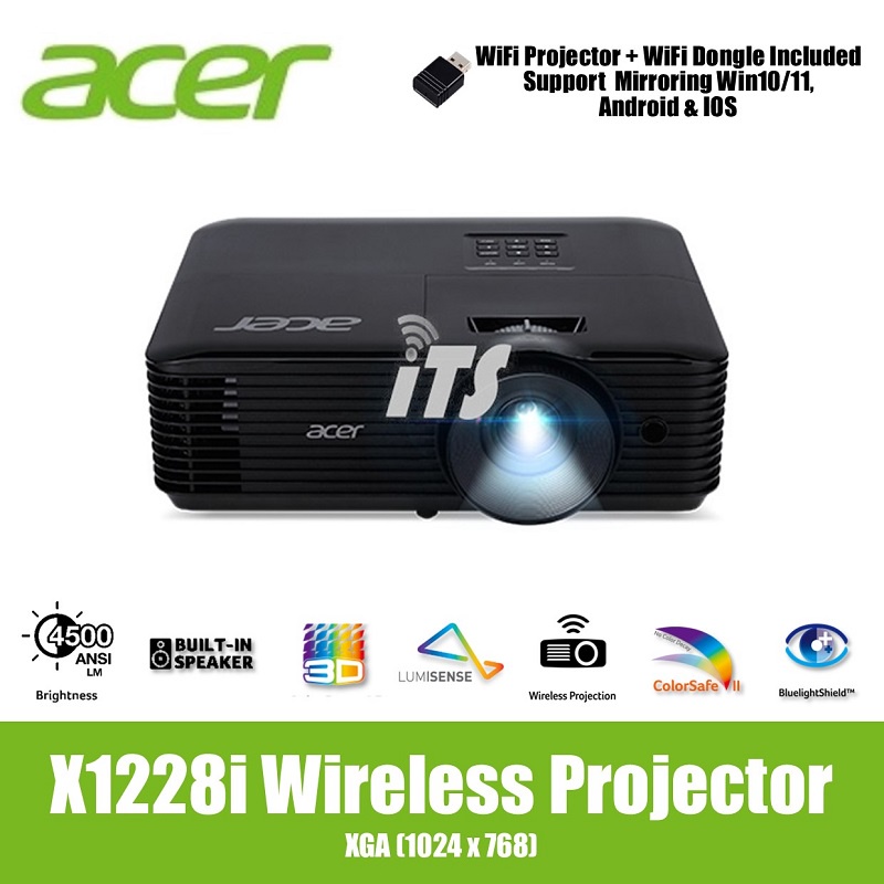 Acer X1228i XGA DLP Projector (4,500 lm) | Shopee Malaysia