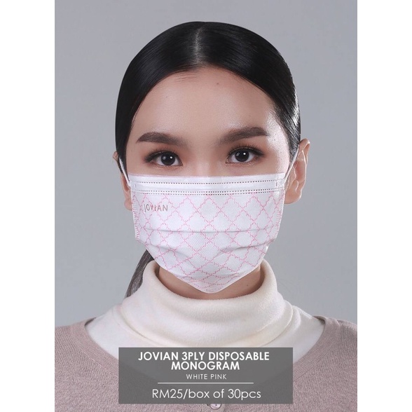 Jovian 3Ply Monogram Mask | Shopee Malaysia