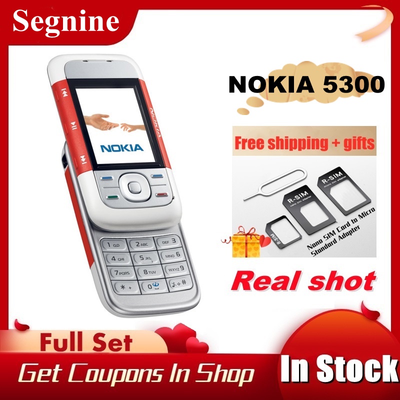 Nokia 5300 2G GSM 900/1800/1900 Mobile Cell Phone Free shipping ...