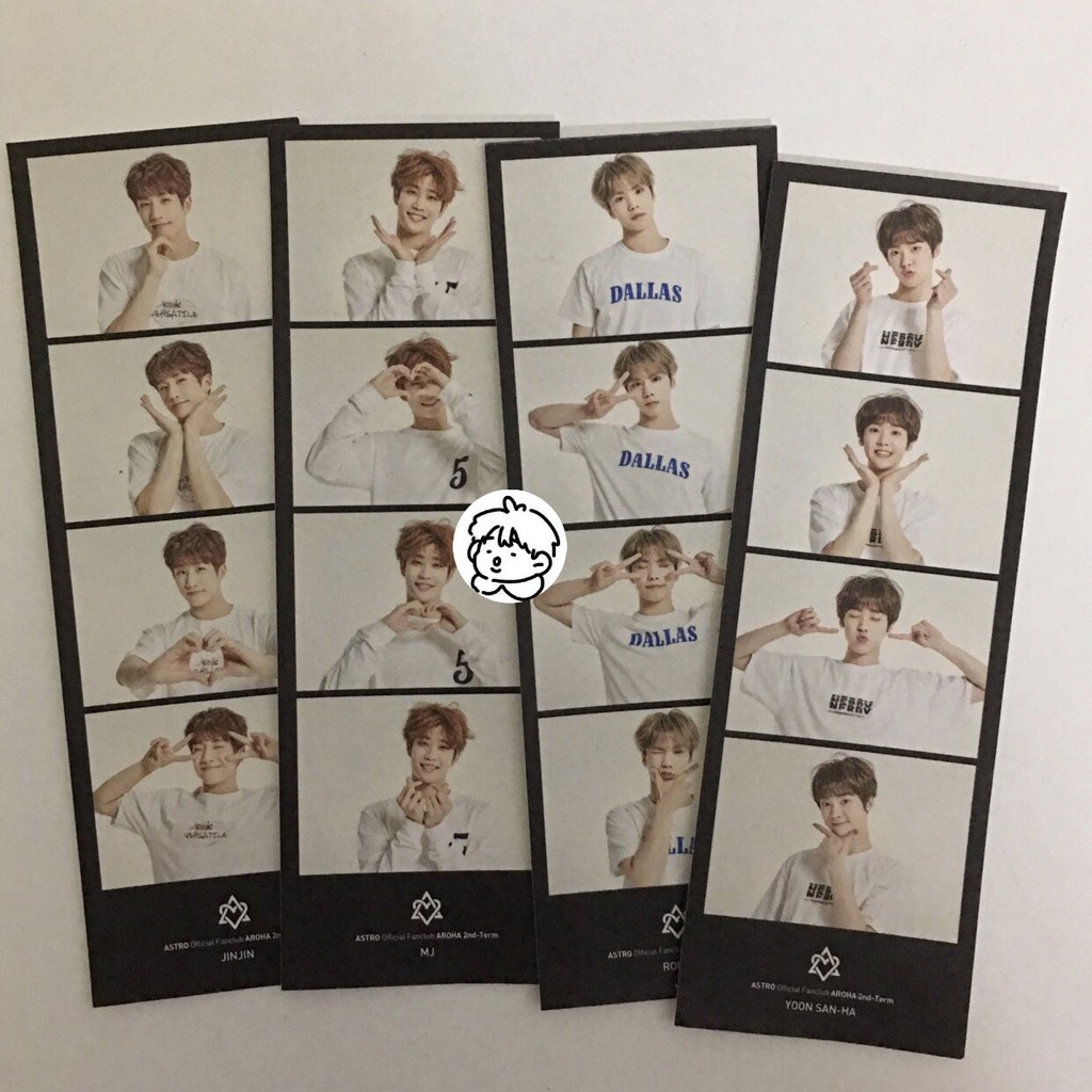 Astro 2nd gen fanclub membership photo strip | Shopee Malaysia