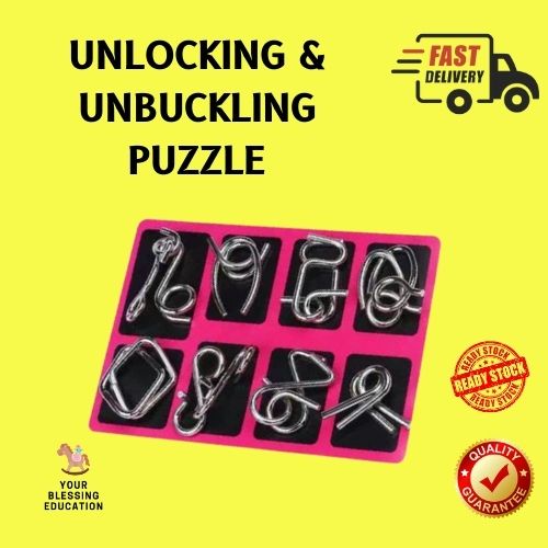 UNLOCKING & UNBUCKLING PUZZLE/ Puzzle Besi 🔥 BRAIN TRAINING EDUCATIONAL ...