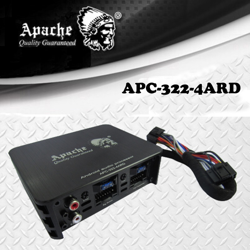 APACHE ANDROID 4 CHANNEL/BAND POWER AMPLIFIER AUDIO PROCESSOR FOR ...