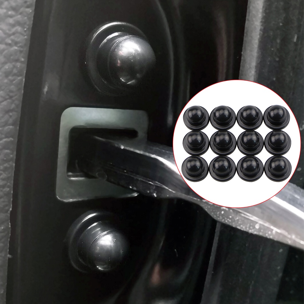 Universal 12Pcs Car Screw Cap Plastic Metric Dome Bolts Nuts Head Caps ...