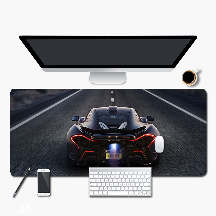 90x40cm Famous Car Tycoon Mouse Pad Aston Martin Lamborghini Ferrari ...