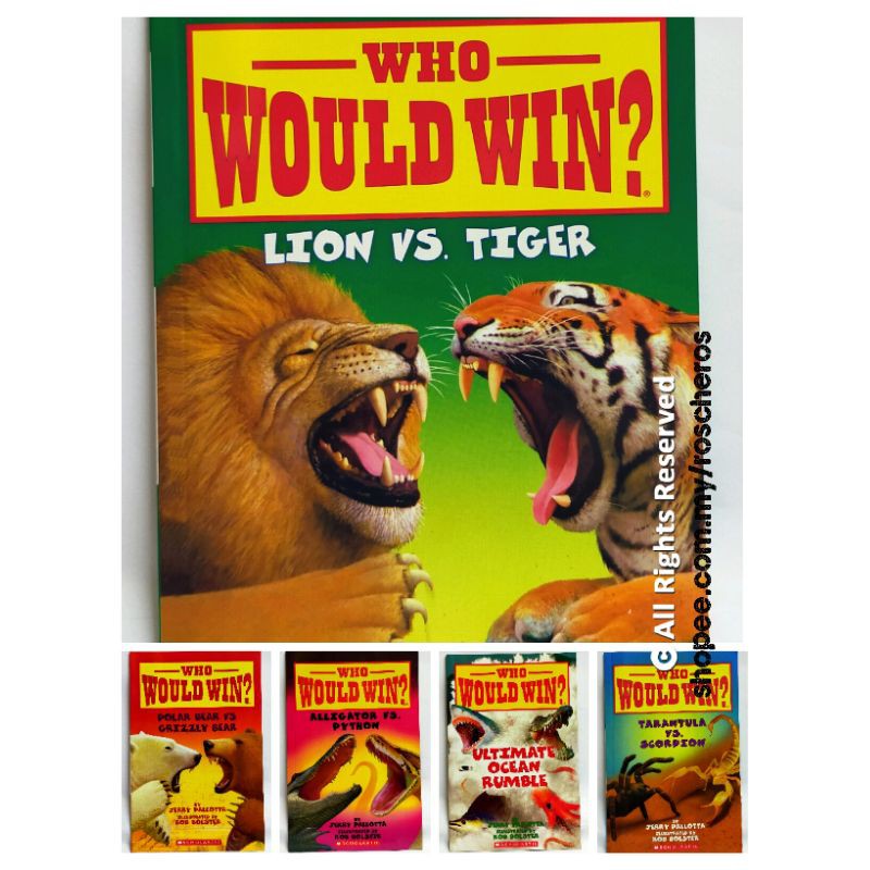Who Would Win Scholastic. Science Book for Children.(Animal) | Shopee ...