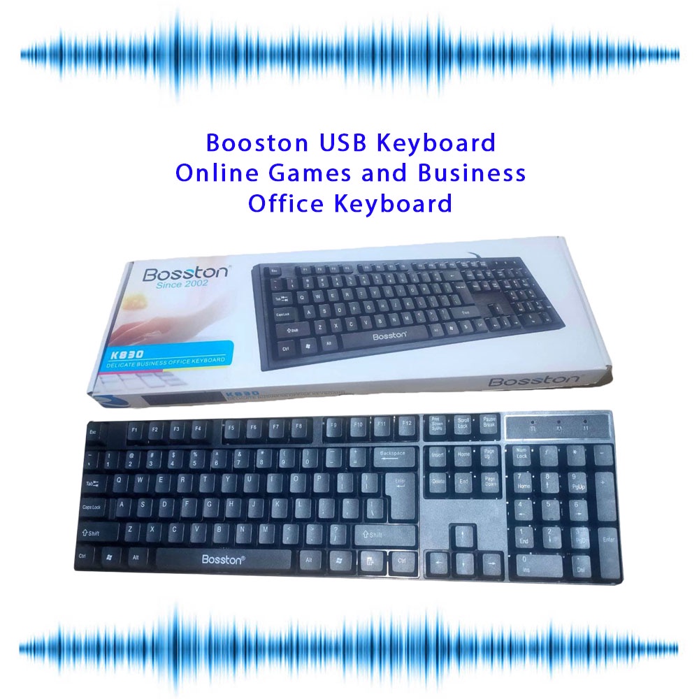 Bosston USB keyboard for Desktop Laptop Gaming Office Keyboard | Shopee ...