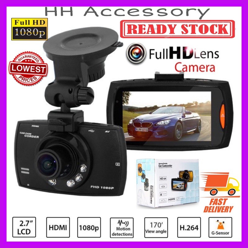 DVR 1080P Car Camera Camcorder Car Dash Cam HD Dashcam Kamera Kereta ...