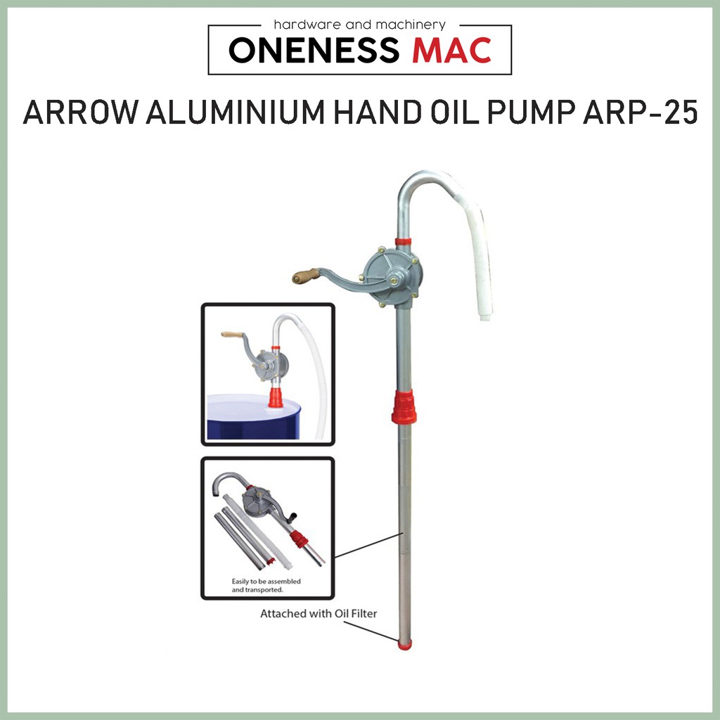 Arrow Aluminium Hand Rotary Oil Pump - ARP25 | Shopee Malaysia