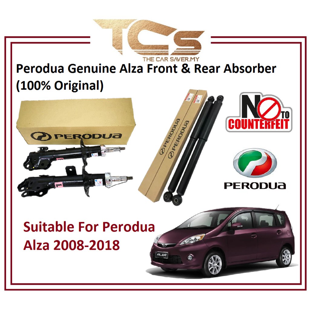 Perodua Genuine Alza Front & Rear Absorber | Shopee Malaysia