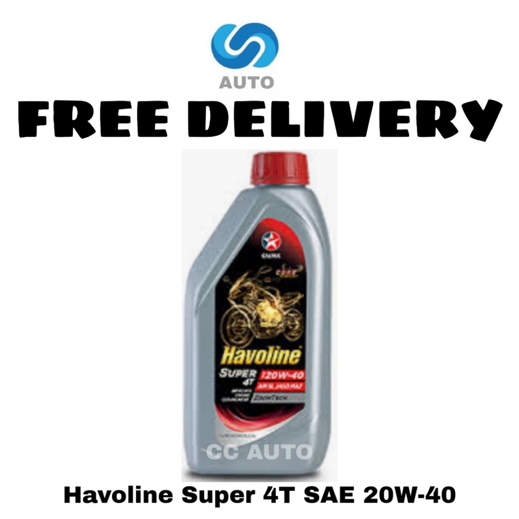 Havoline Super 4T SAE 20W-40 - 1 Liter | Shopee Malaysia