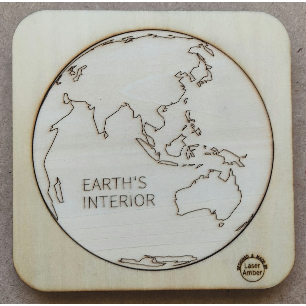 Earth's Interior Core Science Geography Puzzle Children School ...