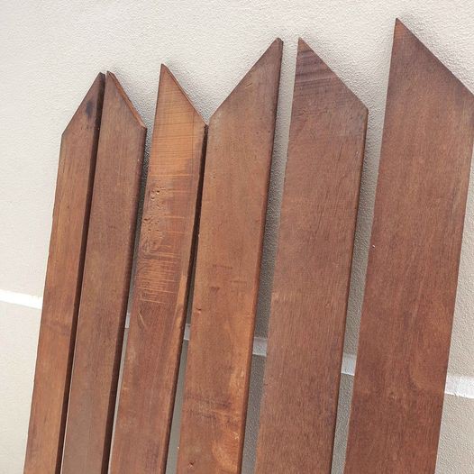 Belian Solid Timber Wood with Sharp End for Parquet Outdoor Fencing and ...